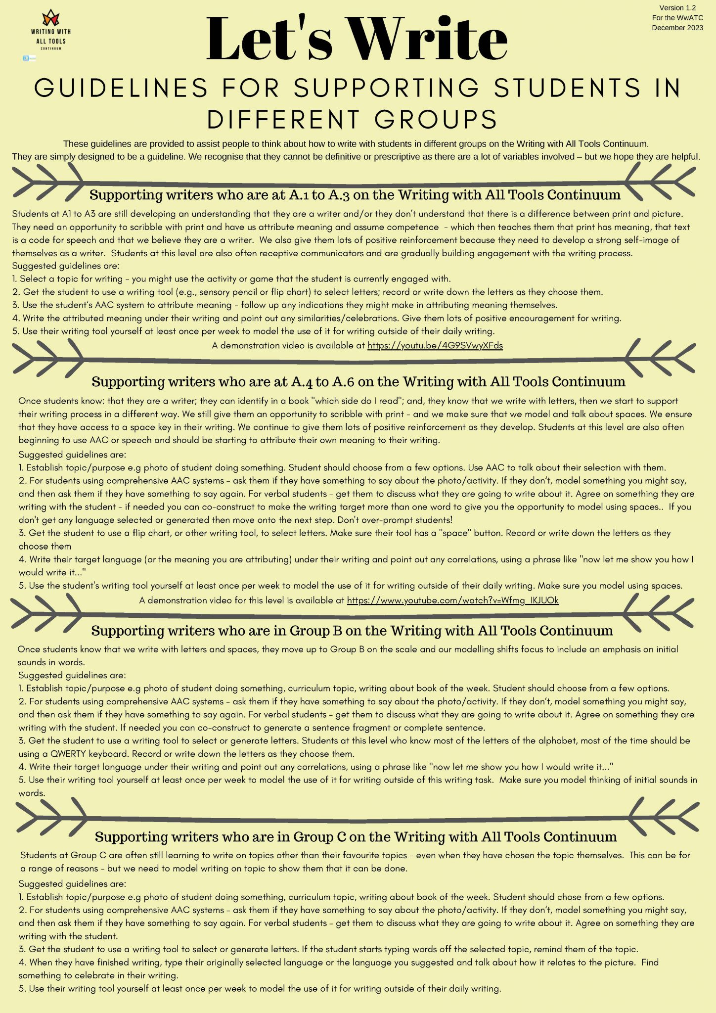 Writing by Me – Comprehensive Literacy for ALL