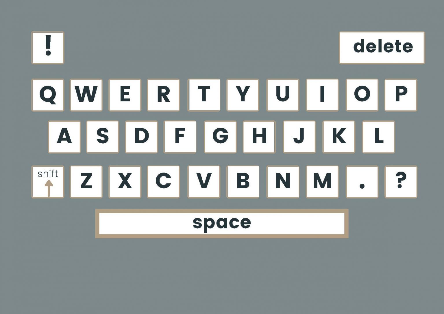 Writing Tools – Keyboards – Plain – Comprehensive Literacy for ALL