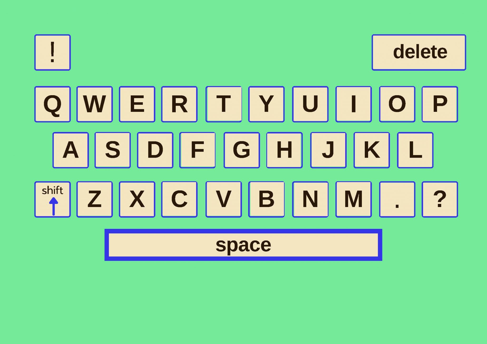 Writing Tools – Keyboards – Plain – Comprehensive Literacy for ALL