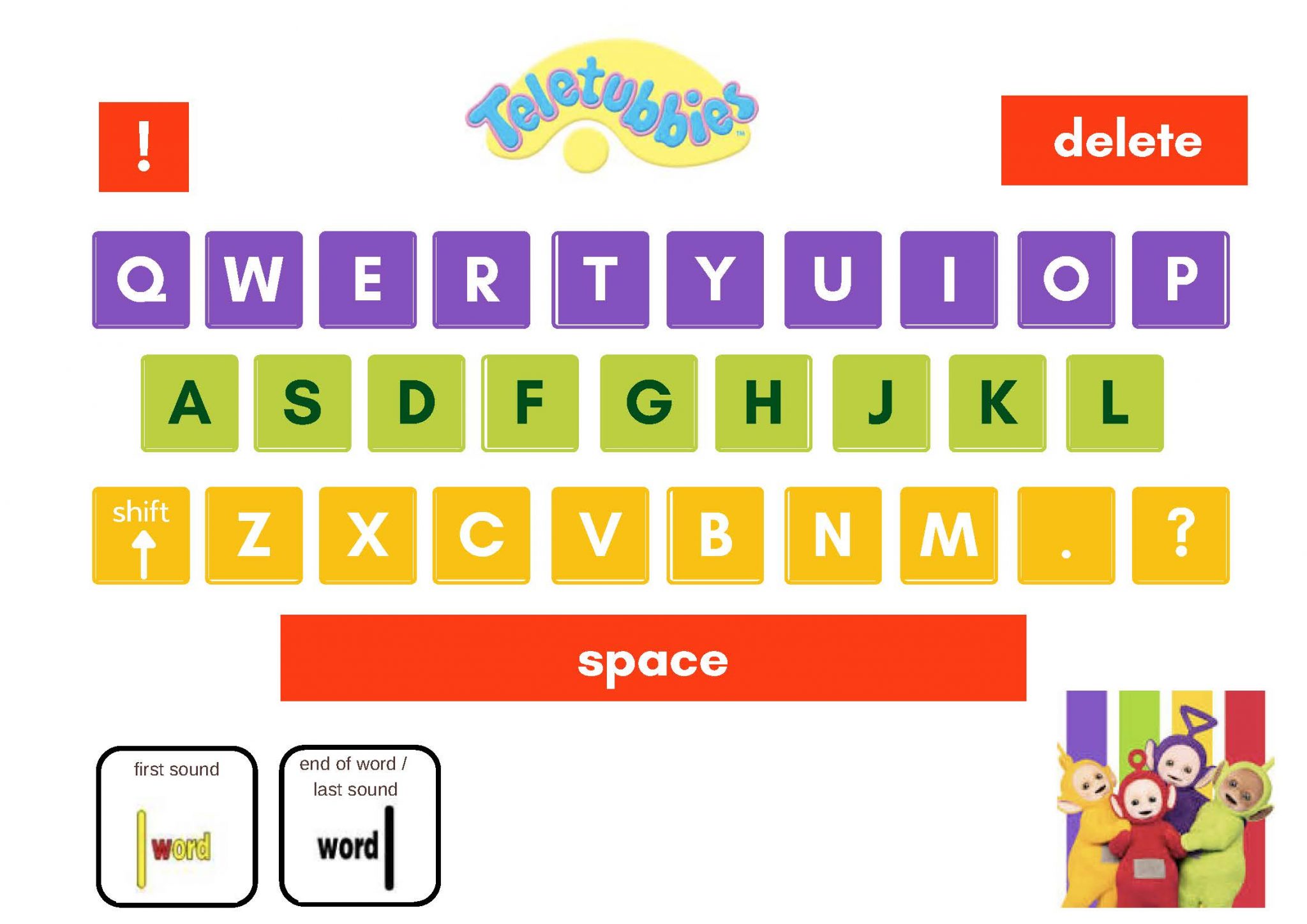 Writing Tools – Keyboards – Themed – Comprehensive Literacy for ALL