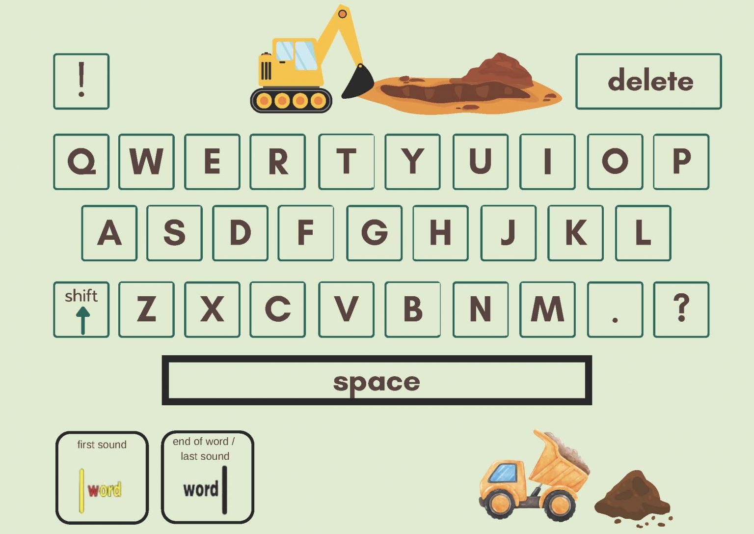 Writing Tools – Keyboards – Themed – Comprehensive Literacy for ALL