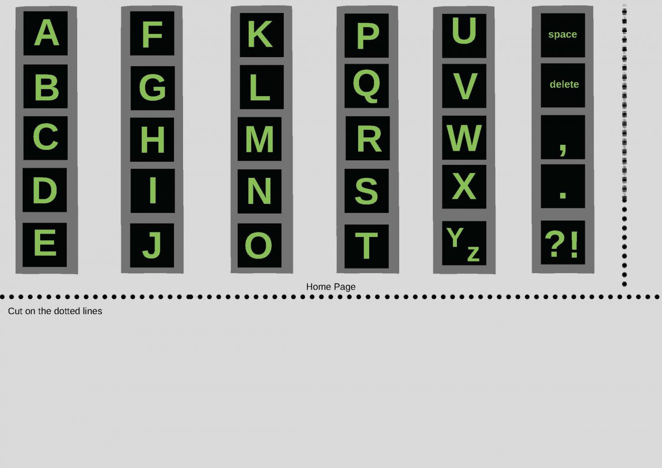 Partner Assisted Scanning Full Alphabet Displays – Comprehensive ...