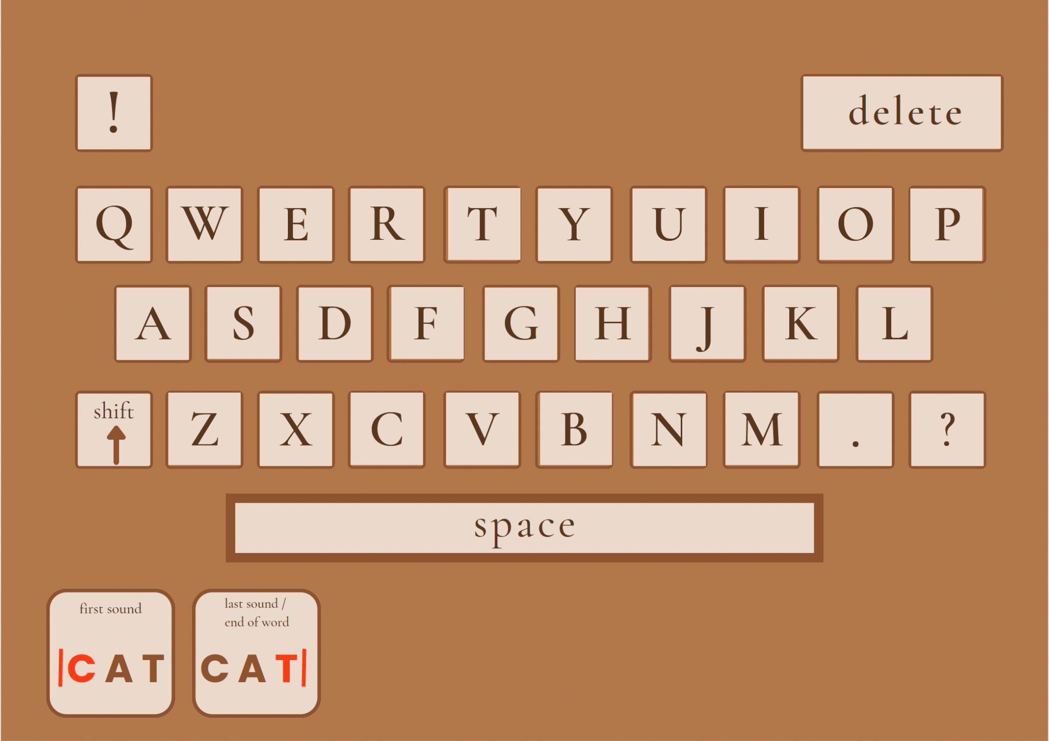 Writing Tools – Keyboards – Plain – Comprehensive Literacy for ALL