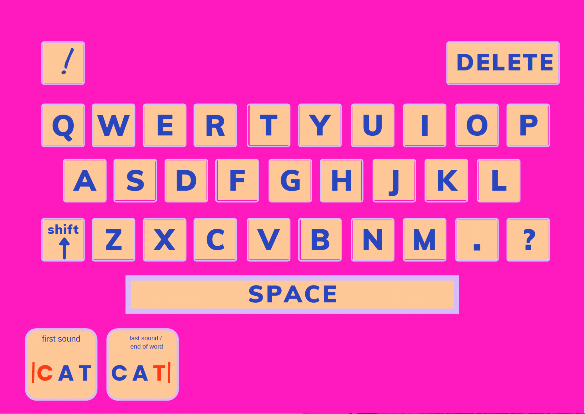 Writing Tools – Keyboards – Plain – Comprehensive Literacy for ALL